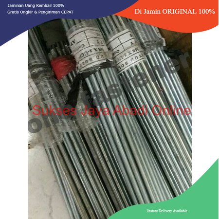 Jual ASDRAT LONGDRAT BESI GALVANIS M20 X 1 METER / AS DRAT ...