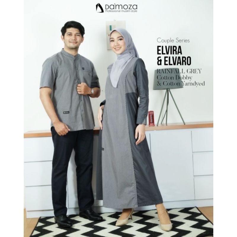 Jual COUPLE SERIES ELVIRA & ELVARO BY DAMOZA RAINFALL GREY | Shopee ...