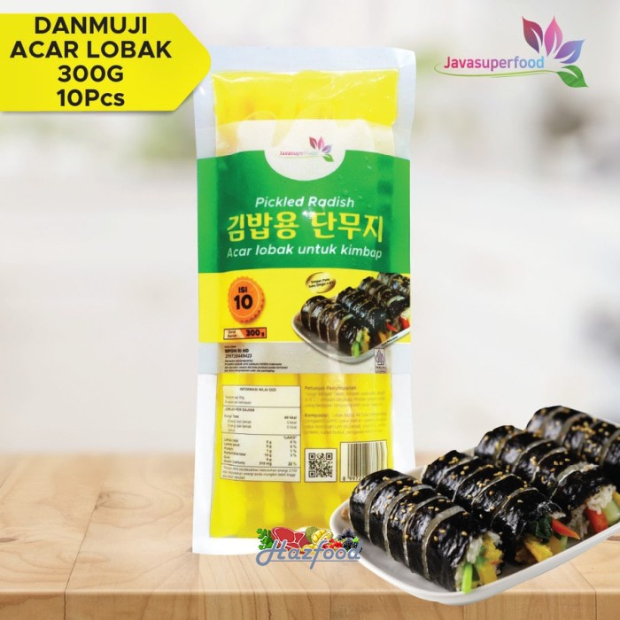 Jual Danmuji Panjang|Pickled Radish|Acar Lobak Untuk Kimbap Isi 10 ...