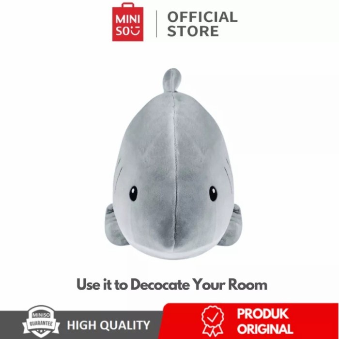 Jual Miniso Baby Shark Plush Toy Boneka Bantal ikan Hiu 15inch Lembut ...