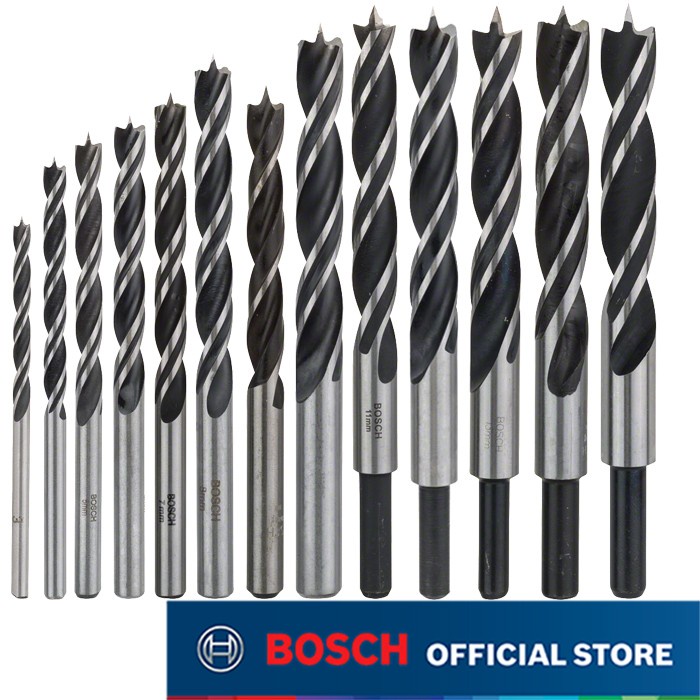 Jual Bosch Brad Point Wood Drill Bit / Mata Bor Kayu Varian 3-16MM ...