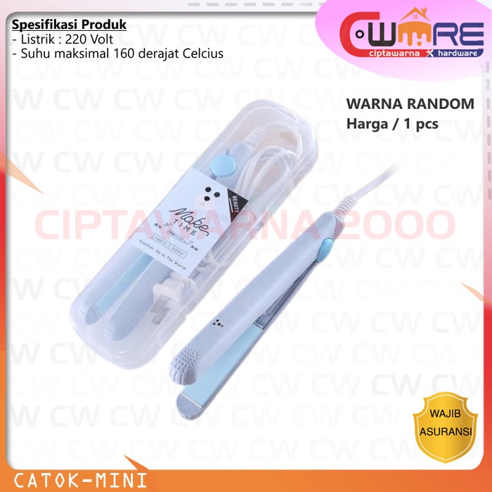 Jual Catokan Mini Karakter 2in1 Catok Curly Pelurus Rambut Karakter ...