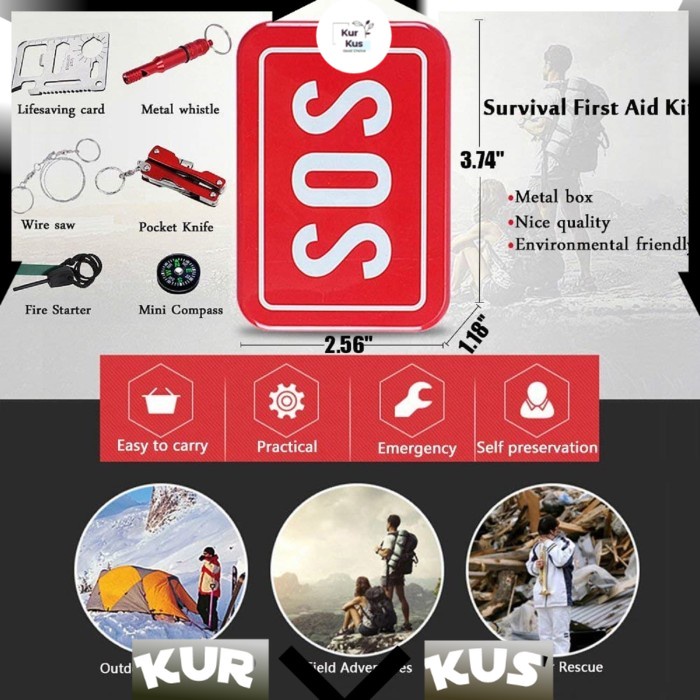 Jual Alat Set Survival Camping Mendaki Pramuka 6 in 1 Portable | Shopee ...