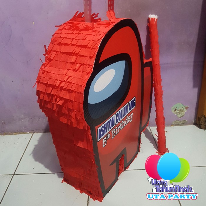 Jual Pinata JUMBO Among Us / Pinata Ulang Tahun / Pinata Custom ...