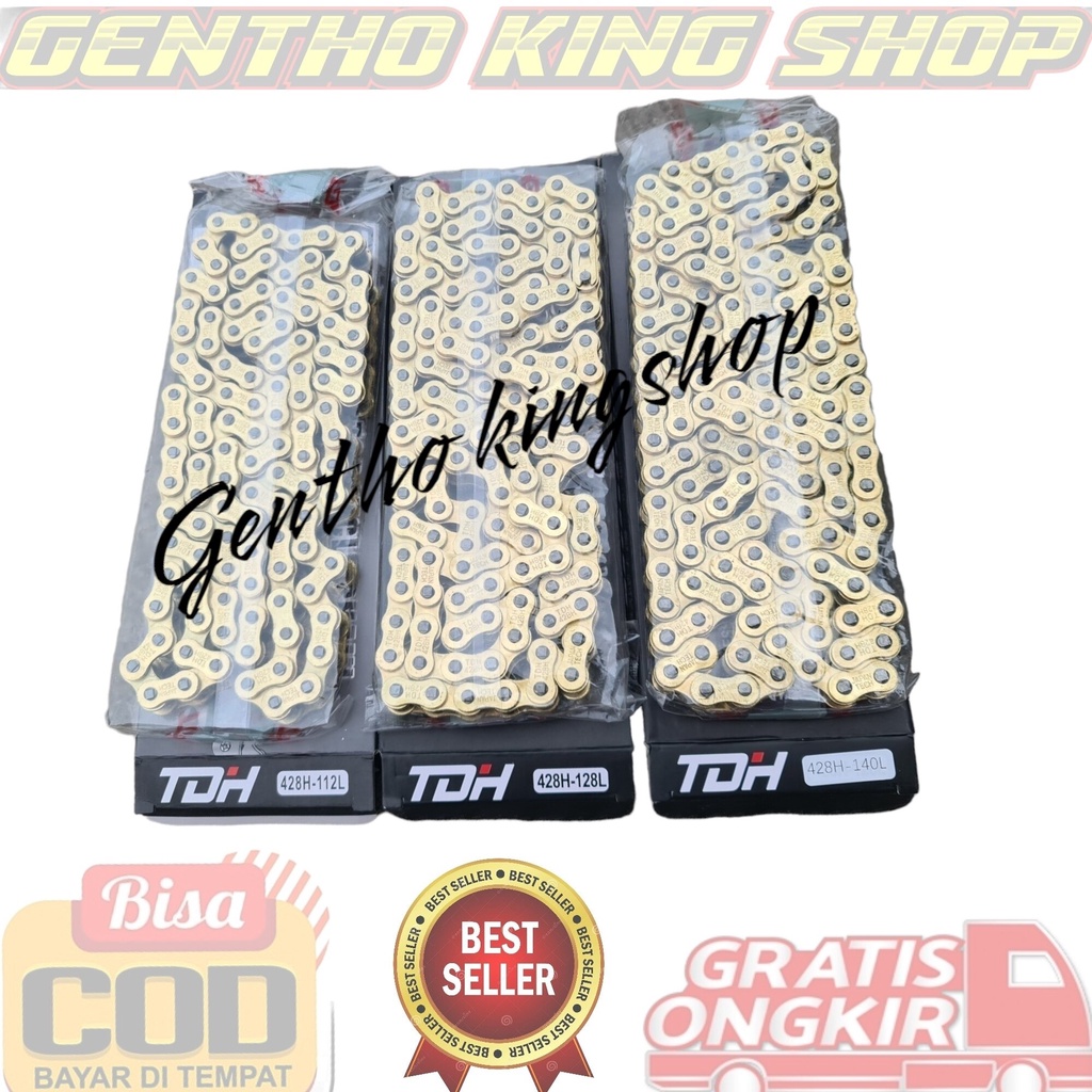 Jual RANTAI RANTE CHAIN GOLD TDH 428H - 112 128 140 | Shopee Indonesia