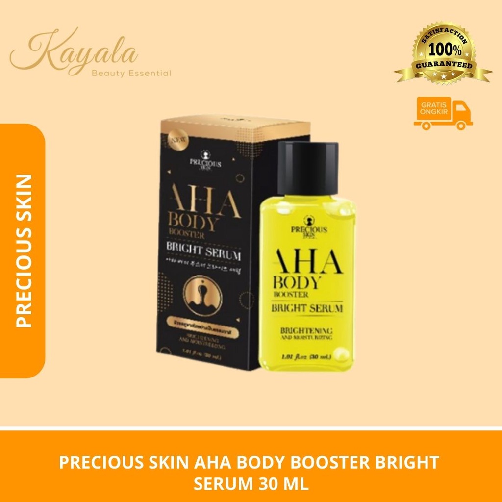 Jual PRECIOUS SKIN AHA BODY BOOSTER BRIGHT SERUM 30 ML | Shopee Indonesia
