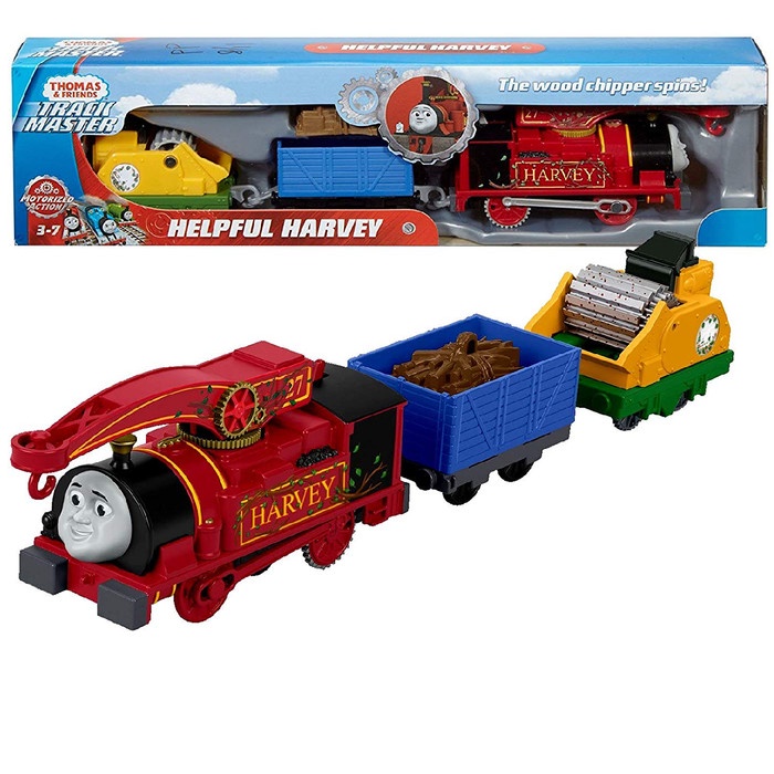 Jual Toy Diecast Thomas and Friends Trackmaster Helpful Harvey | Shopee ...