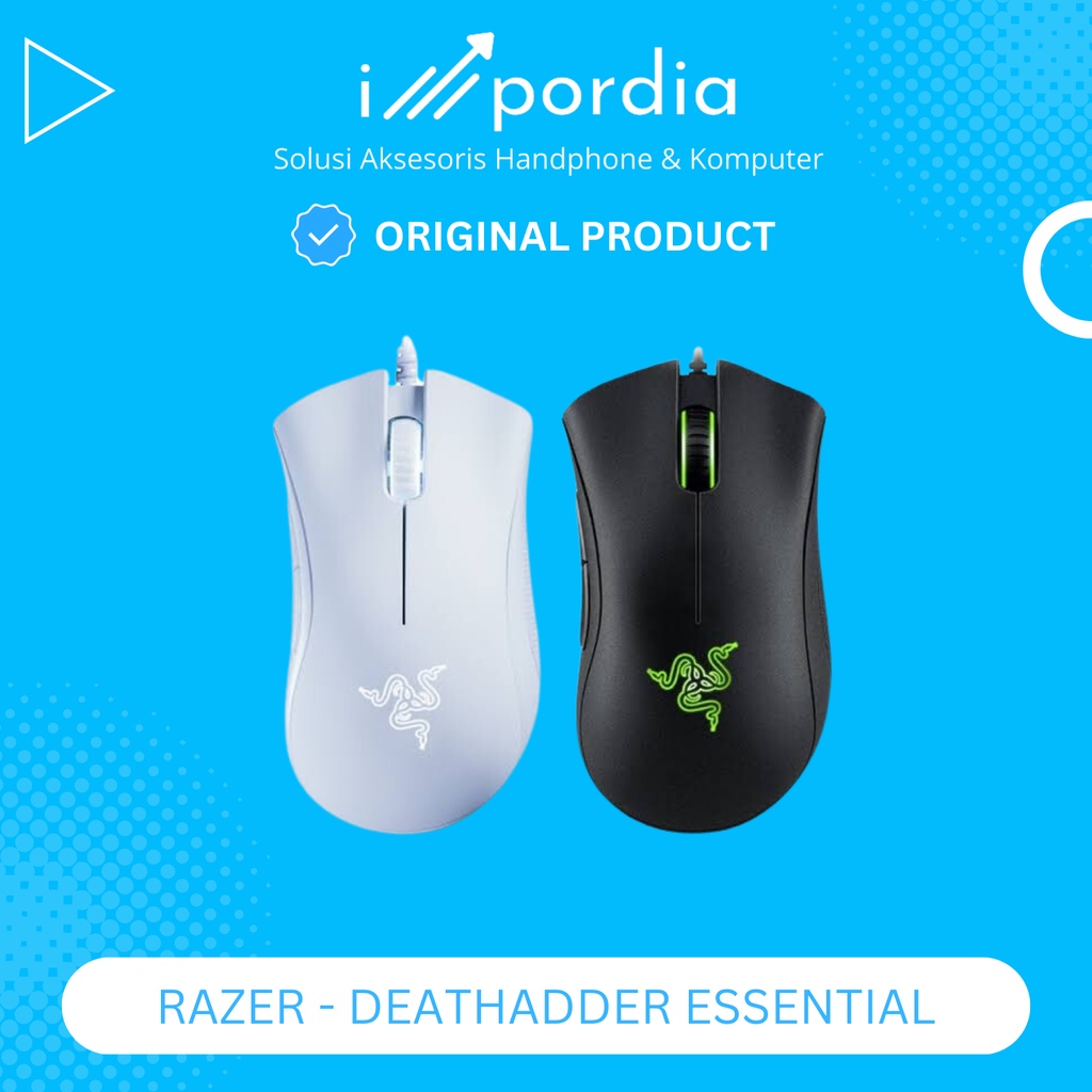 Jual Razer DeathAdder Essential Mouse Gaming RGB ORI | Shopee Indonesia