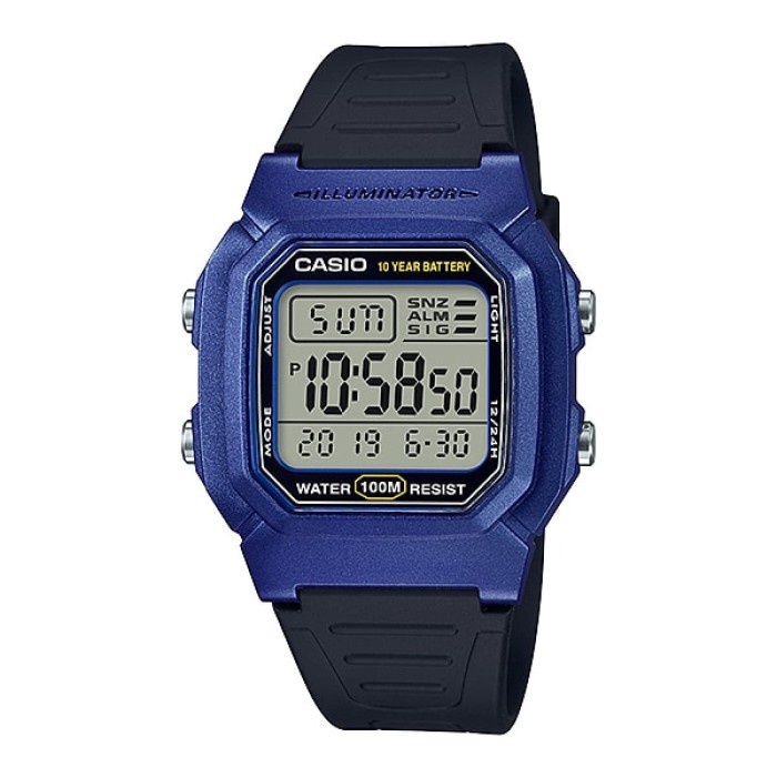 Jual Original 100%!! CASIO W-800HM-2AVDF Jam Tangan Pria Digital W800H W800HM W-800HM-2A Garansi ...