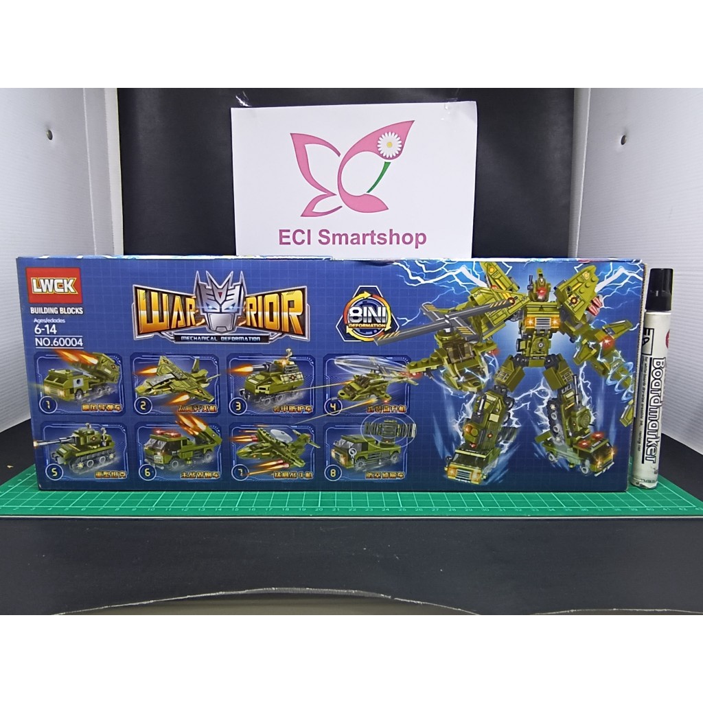 Jual LWCK BULDING BLOCKS WARRIOR 8 IN 1//WARRIOR BULDING BLOCKS 8IN1 ...