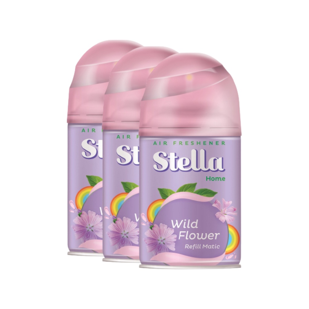 Jual Stella Matic Refill Wild Flower 225ml - Refill Pengharum Ruangan ...