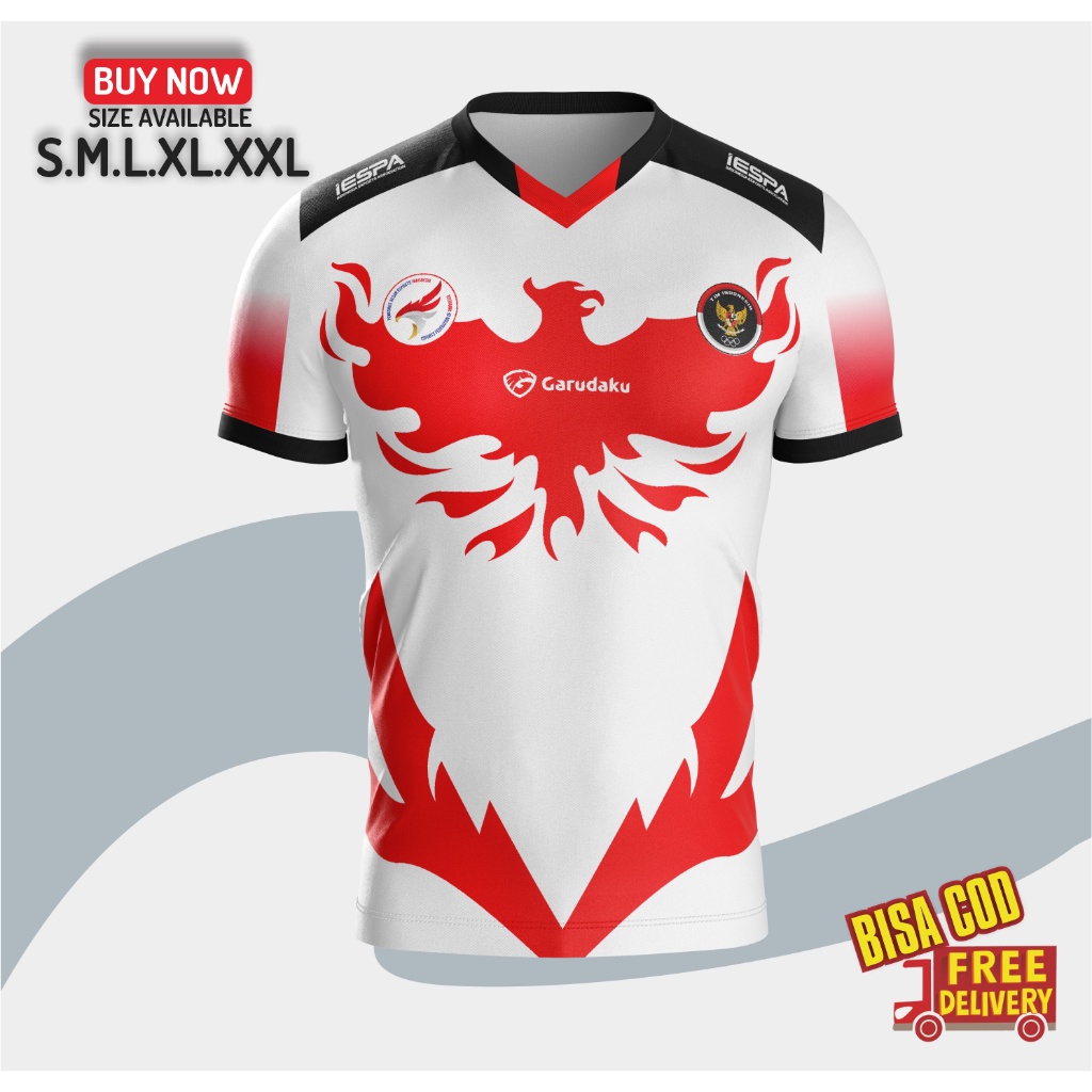 Jual Baju Jersey esport Timnas indonesia/Jersey Timnas Esport Indonesia ...