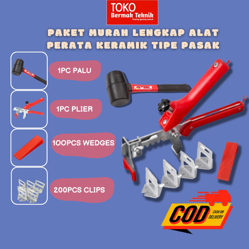 Jual PAKET LENGKAP ALAT PERATA KERAMIK GRANIT TIPE PASAK MUDAH DI ...