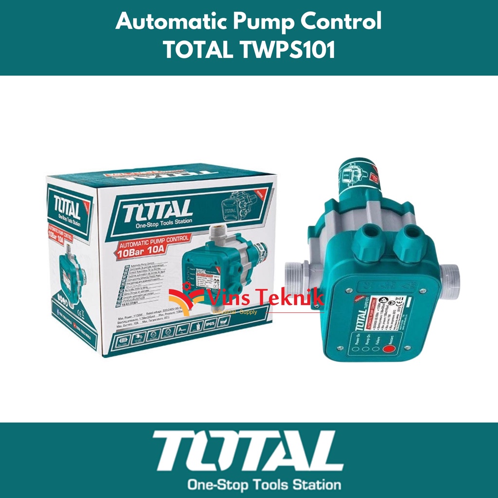 Jual Automatic Pump Control TOTAL TWPS101 Pengatur Otomatis Pompa Air ...