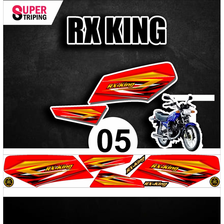Jual STICKER RX KING Varian 05 - Desain Striping List Lis Stiker ...