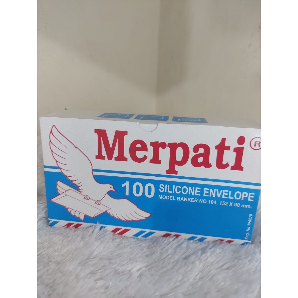 Jual Amplop Merpati Biru Airmail 104 Tanggung Silicon 70 gr | Shopee ...