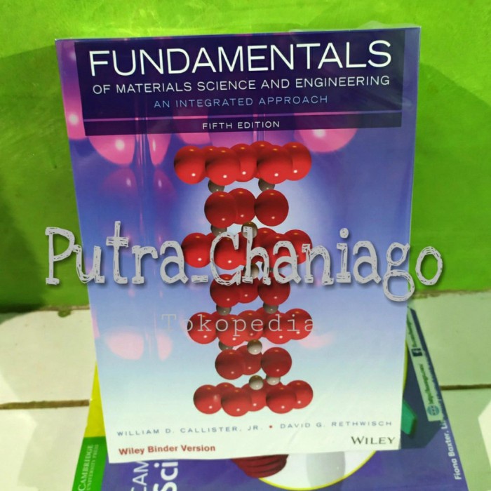 Jual Fundamentals Of Materials Science and Engineering 5th by Callister 5 | Shopee Indonesia