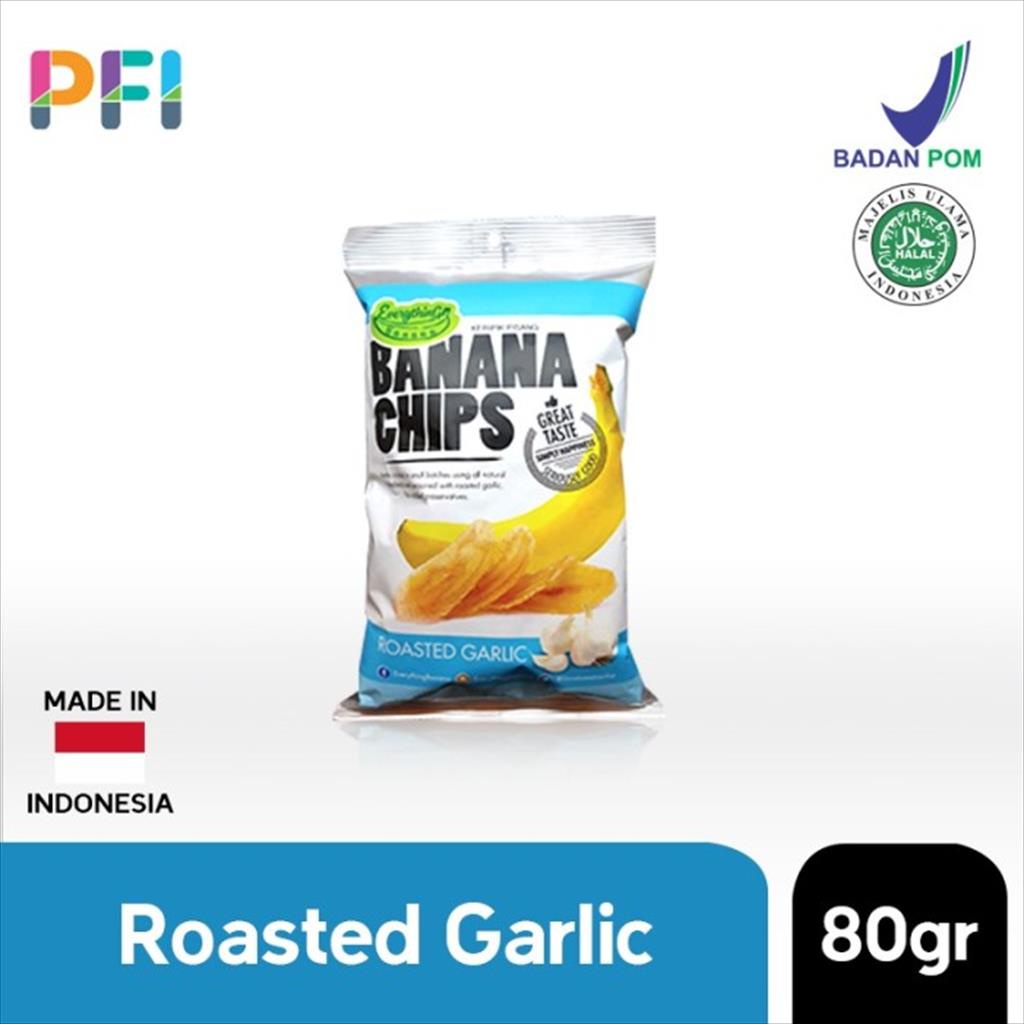 Jual Everything Banana Chips (Roasted Garlic) | Shopee Indonesia