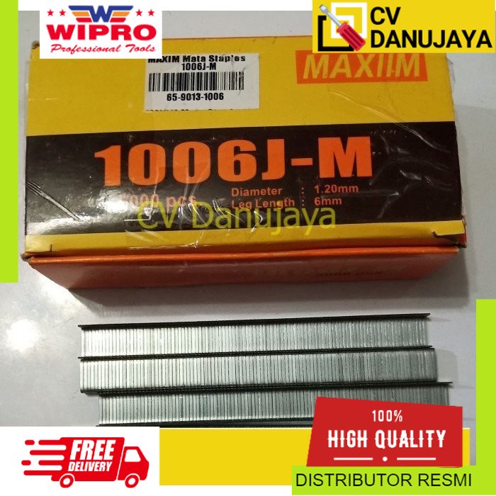 Jual Mata Isi Paku Stapler Steples Staples 1006J-M Maxiim | Shopee ...