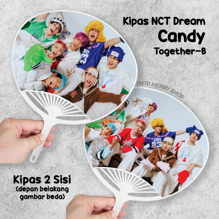Jual Kipas NCT Dream Candy - Merchandise KPOP Hand fan Kipas Uchiwa ...