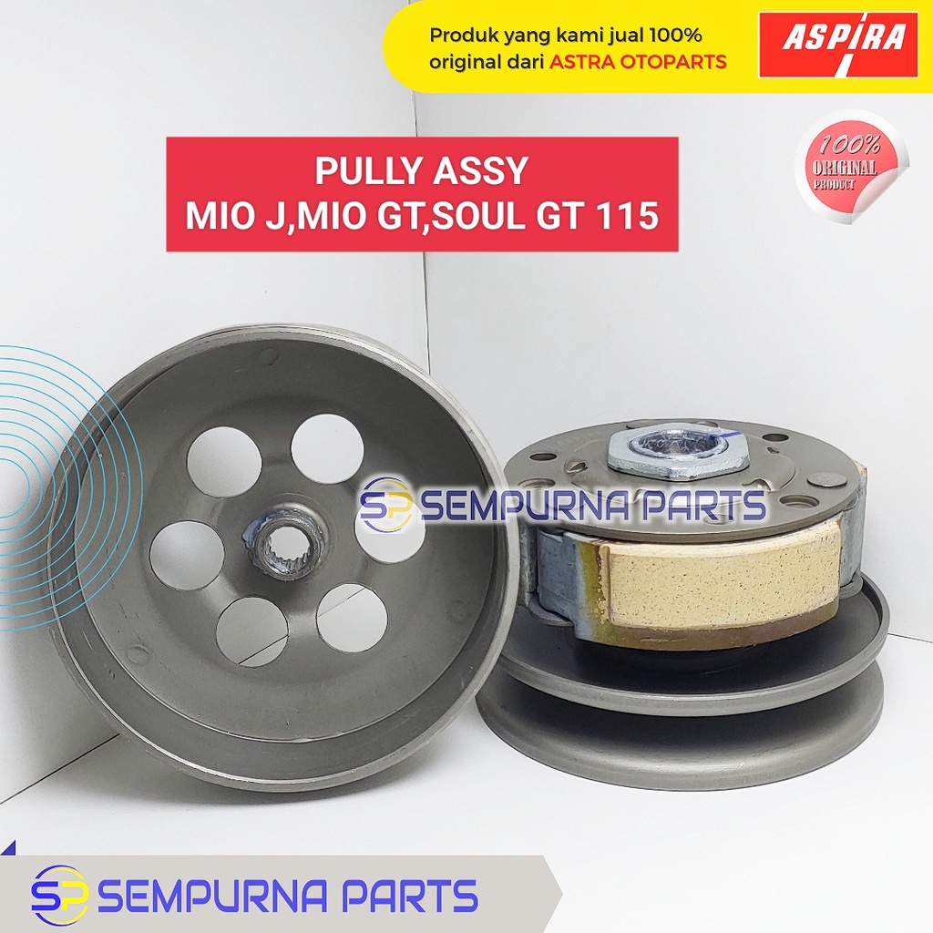 Jual PULLY ASSY MIO J,MIO GT,SOUL GT 115 (YH-E76AS-MIJ-1100) - ASPIRA ...