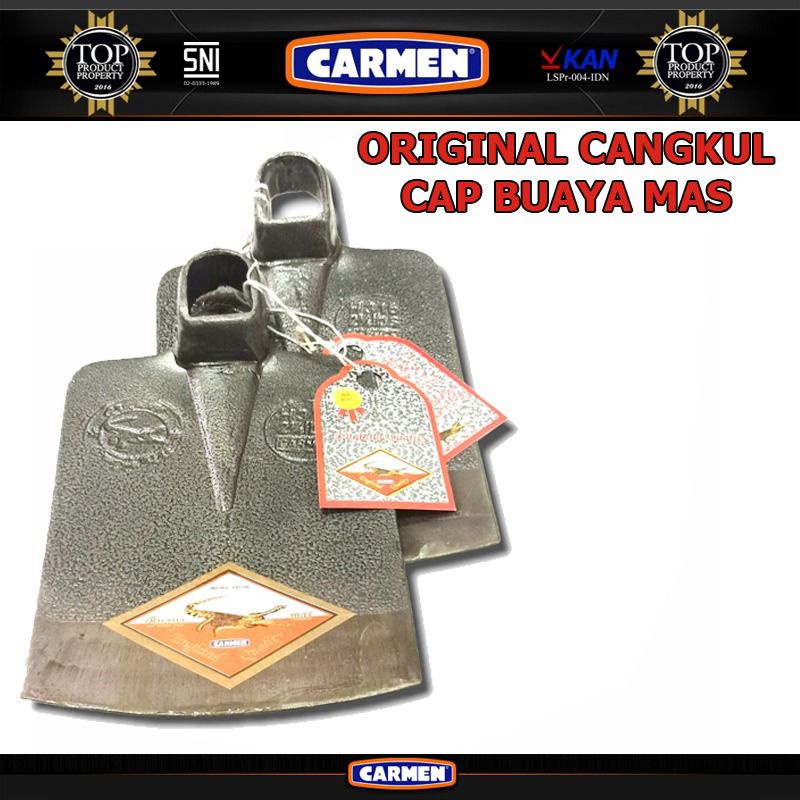 Jual GARANSI cangkul cap buaya asli no 1 pacul baja asli buaya mas ...