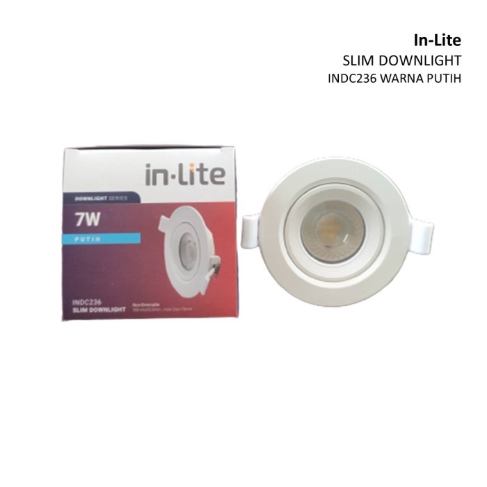 Jual InLite Lampu Slim SpotLight INDC236 7W Slim Spot Light 7 Watt ...