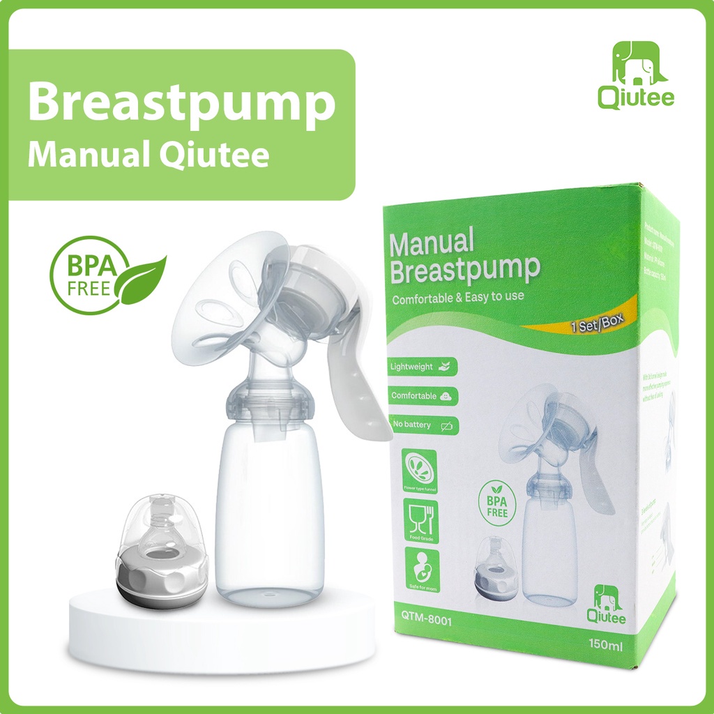 Jual Pompa ASI MANUAL Qiutee Manual Single Breast Pump Mudah Digunakan ...
