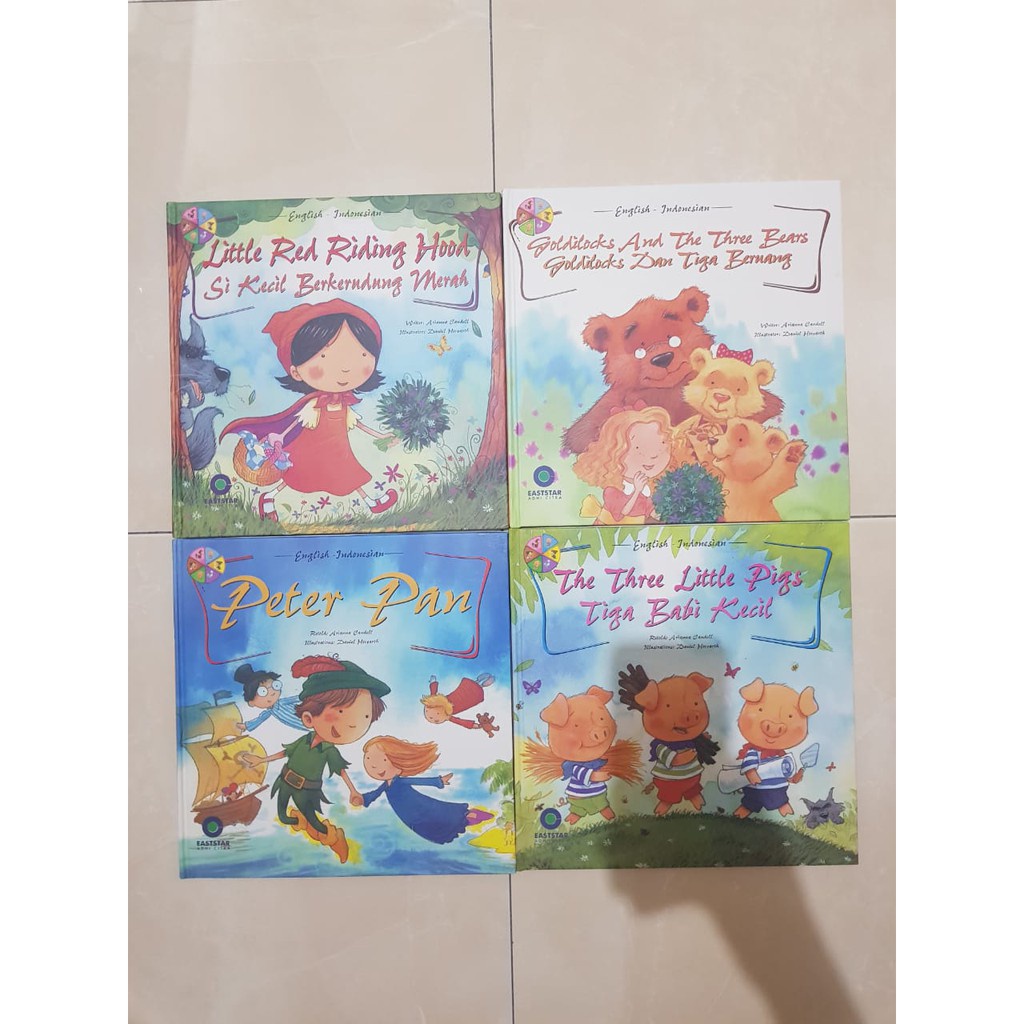 Jual Buku Dongeng Anak Bilingual Inggris - Indonesia ( Hard Cover ...