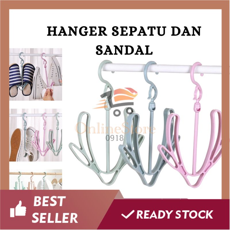 Jual OS -I207- Hanger Sepatu Sandal - Gantungan Jemuran Sepatu Sandal ...