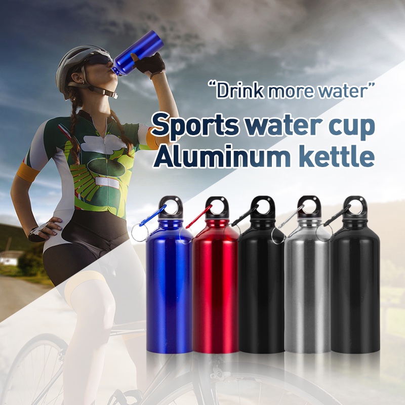 Jual Botol Air Aluminium Sepeda 750mL Gelas Air Gunung Botol Air ...
