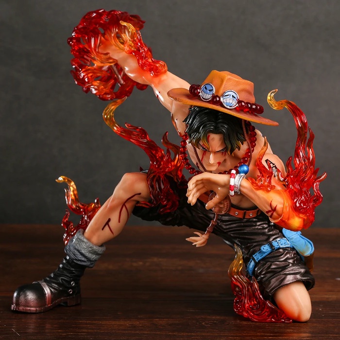 Jual Portgas D Ace Fire Fist GK Statue Action Figure One Piece IU ...