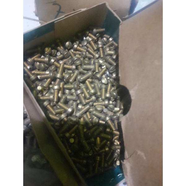 Jual baut min kuningan baut 8 panjang 1,2cm | Shopee Indonesia