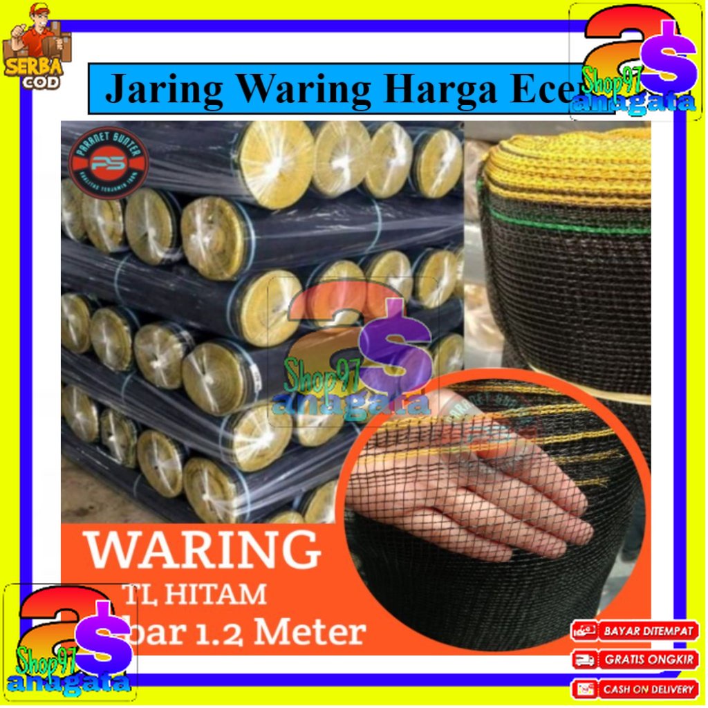 Jual Jaring Waring TL Hitam/ Jaring Pagar Ayam/ Jaring Kandang/Jaring ... Jual Jaring Waring TL Hitam/ Jaring Pagar Ayam/ Jaring Kandang/Jaring ...