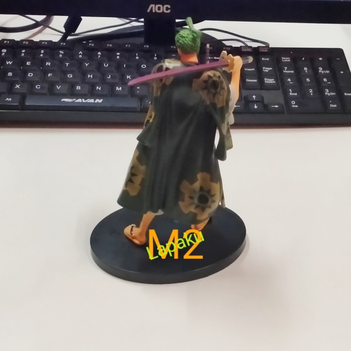 Jual One piece Roronoa Zoro DFX Wano Kimono Grandlane Man Action Figure ...
