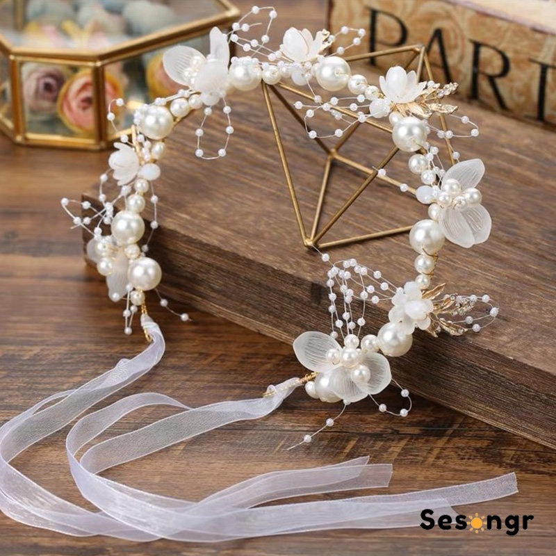 Jual Peri Super Daun Bunga Karangan Bunga Bando Rambut Mutiara ...