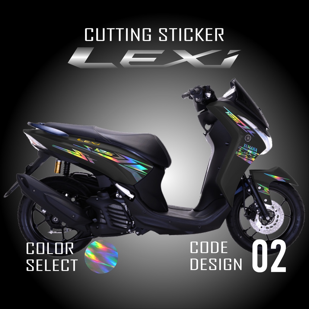 Jual Stiker Cutting LEXI 125 - Sticker Striping Lis Timbul Variasi ...