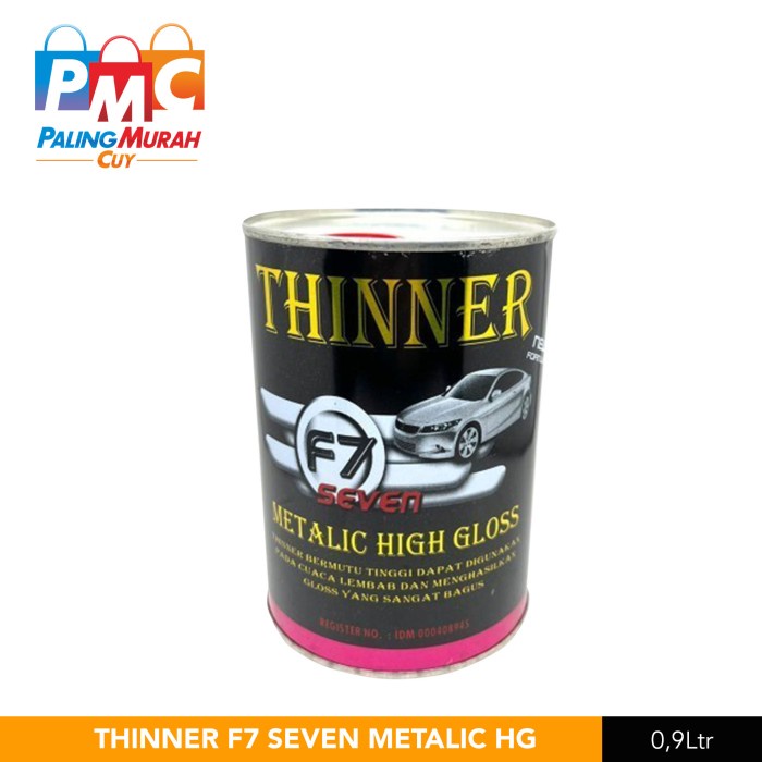 Jual THINNER F7 Seven Metalic High Gloss 0,9L | Shopee Indonesia