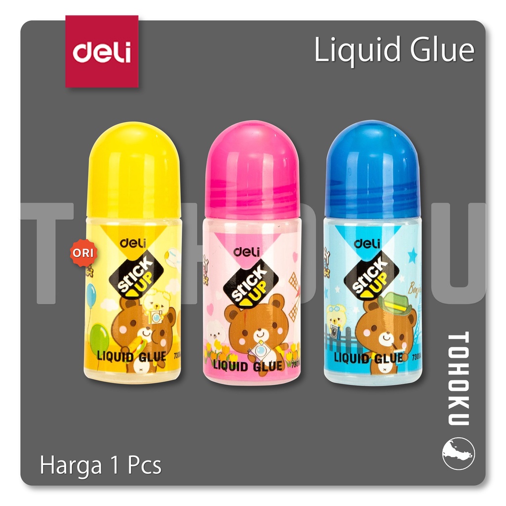 Jual Deli - Lem Sekolah Cair Children Liquid Glue E7301A | Shopee Indonesia