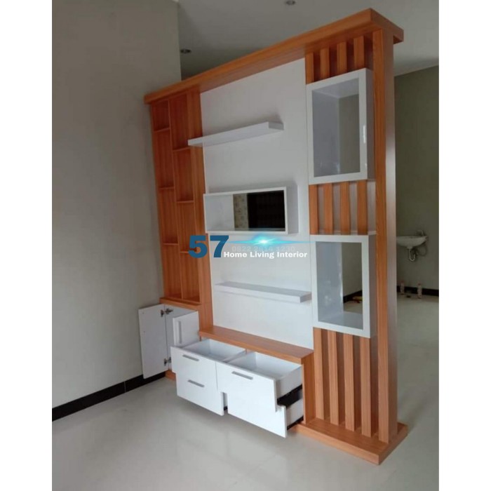 Jual Lemari Penyekat Ruangan - Partisi Minimalis Berbahan HPL | Shopee ...