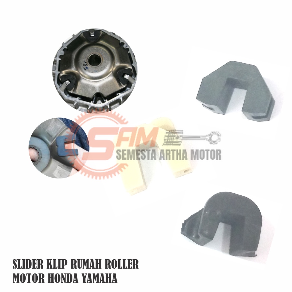 Jual Slider Klip Beat Mio Vario 125 Slide Clip Tutup Rumah Roller Motor ...