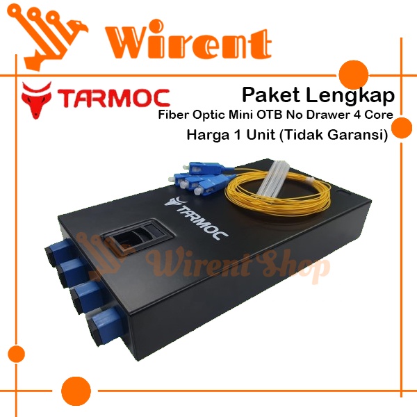 Jual Tarmoc Fiber Optic mini OTB 4 Core SC|Roset FO Besi 4C Lengkap ...