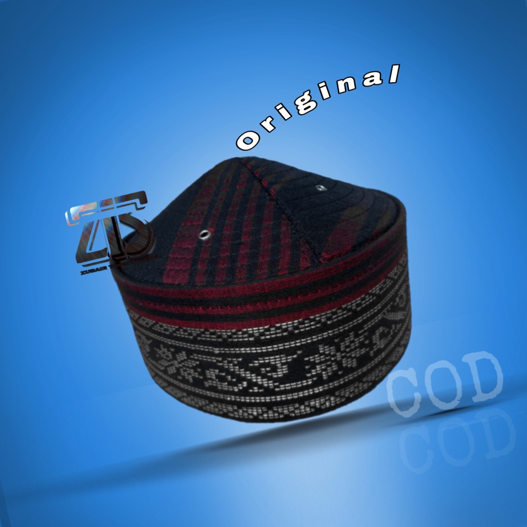 Jual PECI BULAT WARNA BELANG MERAH SILVER SONG LOBE ZUBAIR TENUN ...