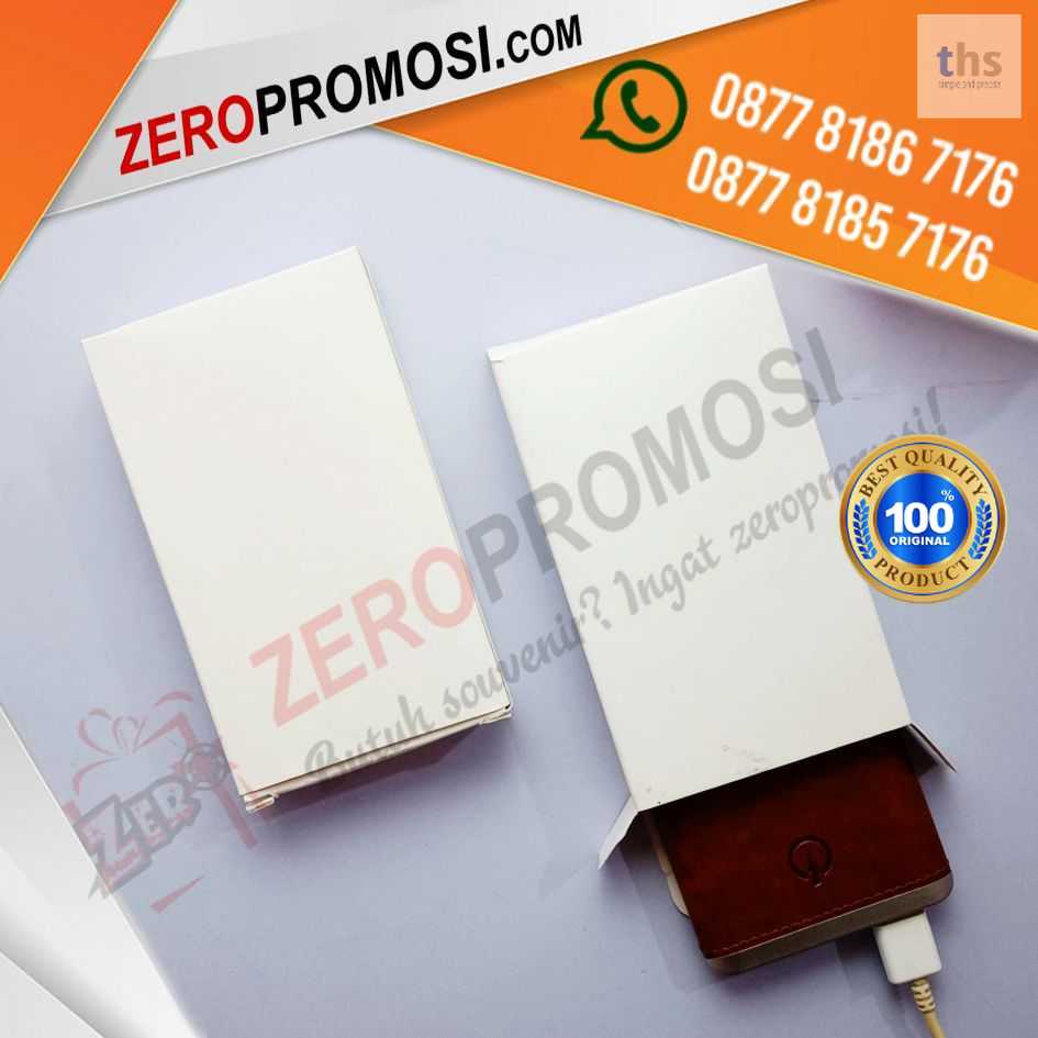 Jual Kemasan Box Packaging Duplex Putih Untuk Souvenir Powerbank Custom ...