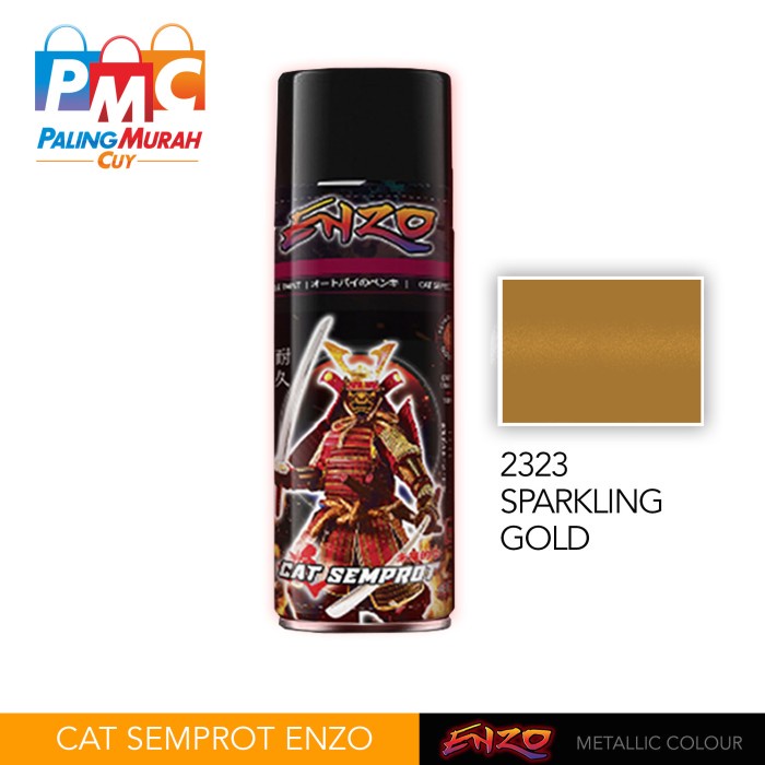Jual Cat Semprot ENZO 2323 SPARKLING GOLD Bukan Samurai/Pylox Enzo ...