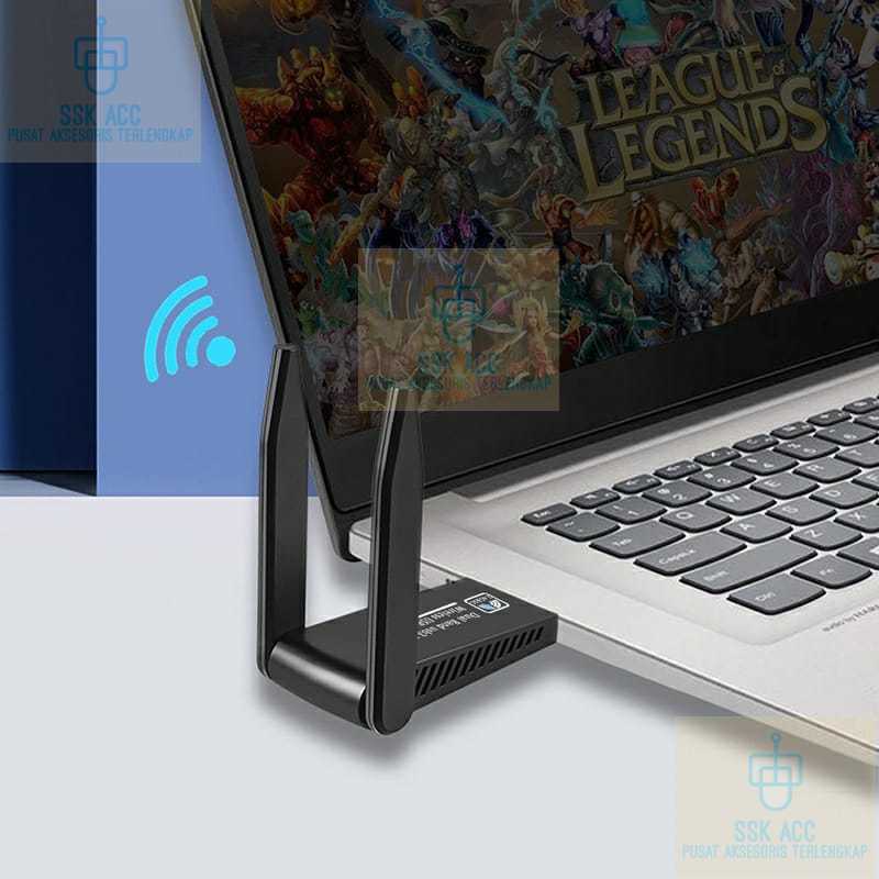 Jual WIFI USB Dual Band adapter alfa w166 dual band | Shopee Indonesia