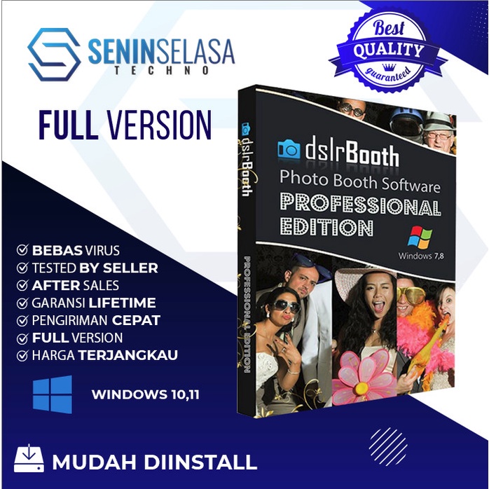 Jual dslrBooth Photo Booth Software 7 Professional (Bisa fotoShare ...