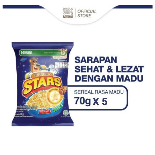 Jual HONEY STARS CEREAL POUCH 70g x 5 | Shopee Indonesia