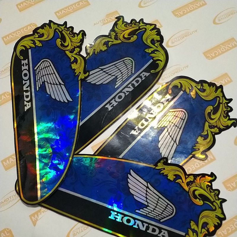 Jual stiker cb ori custom batik cb glatik hologram ukir honda cb tangki ...