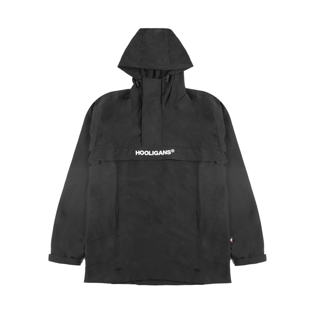 Jual HOOLIGANS Jacket Cagoule Velociver Black | Shopee Indonesia